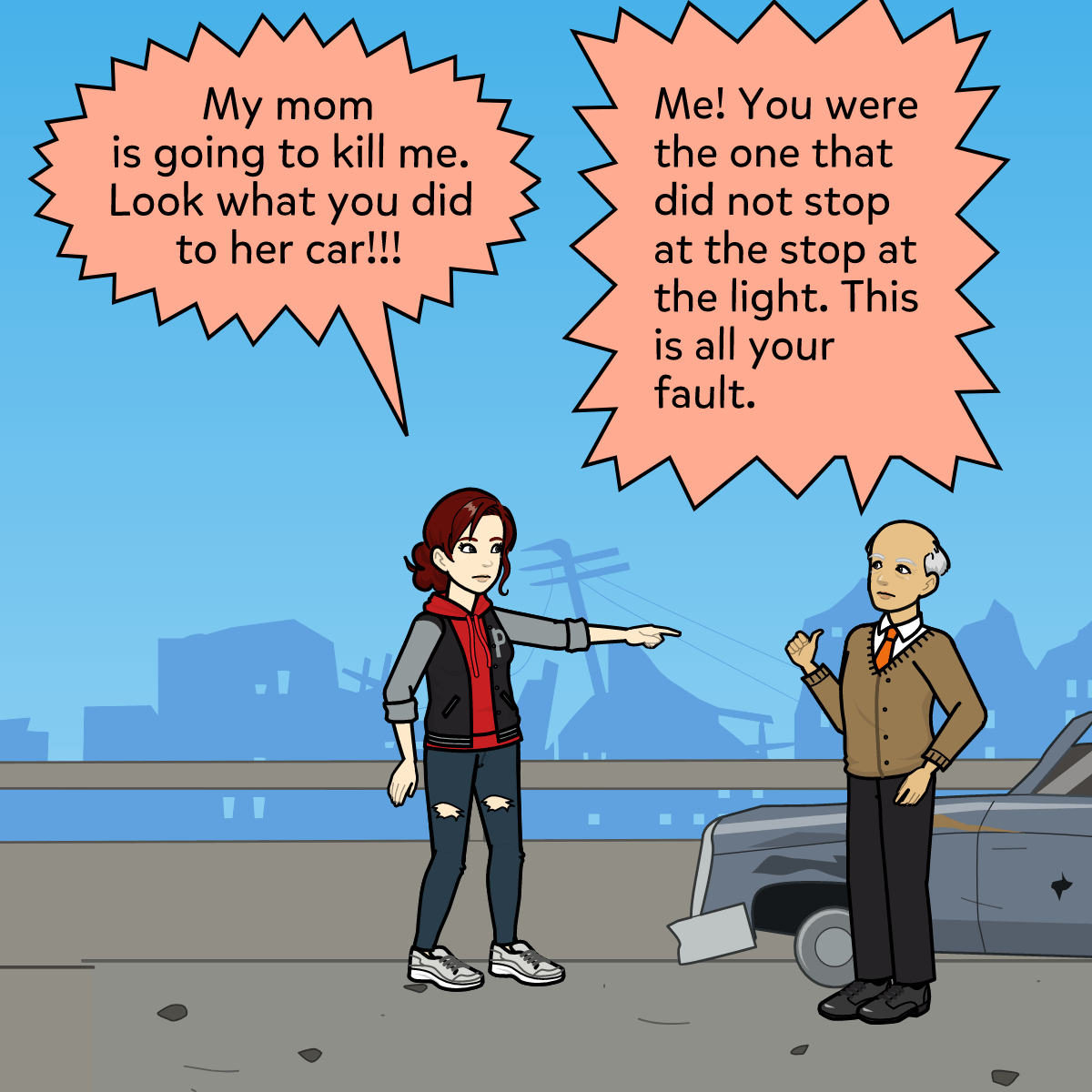 Court Comic Strip Project