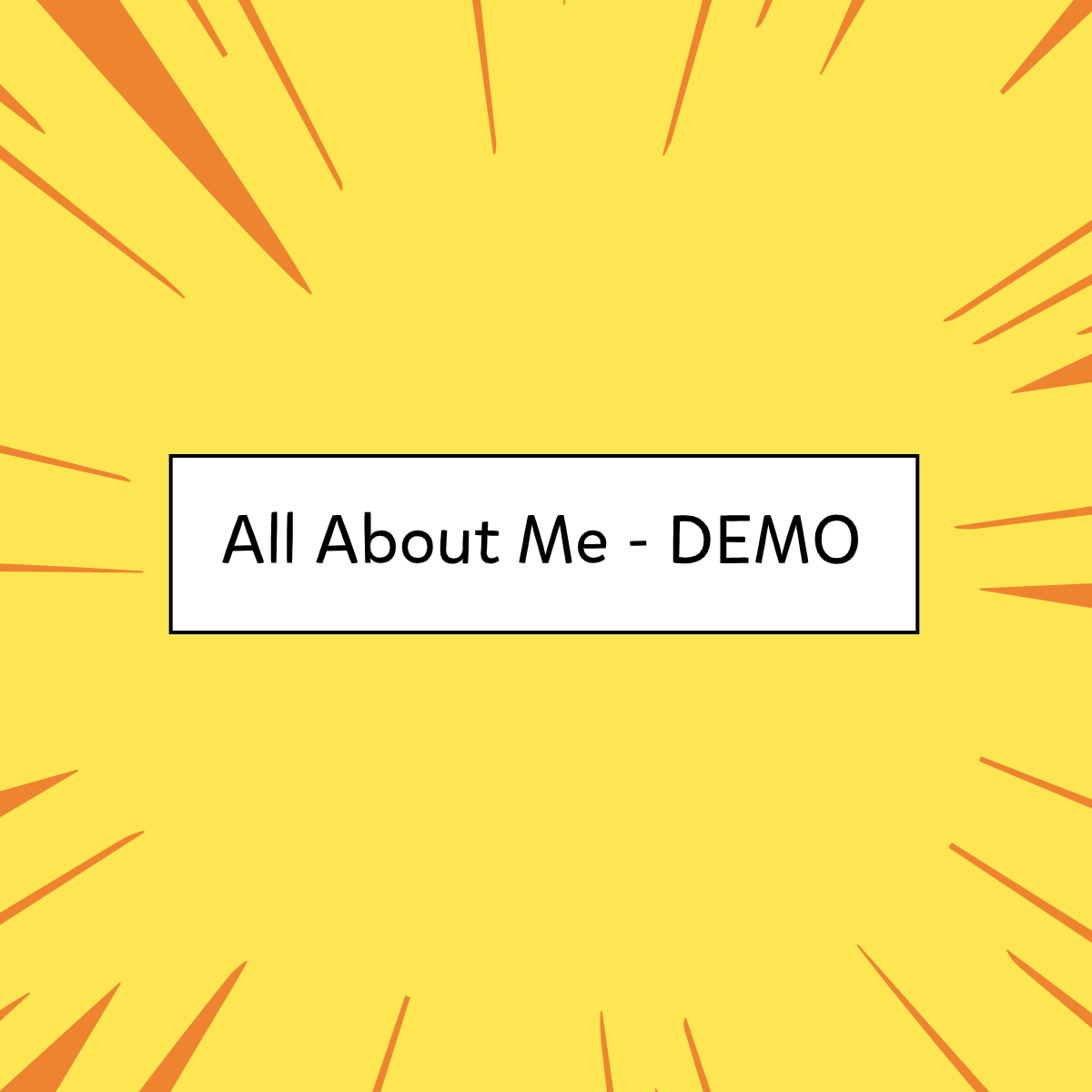 ALL ABOUT ME - DEMO