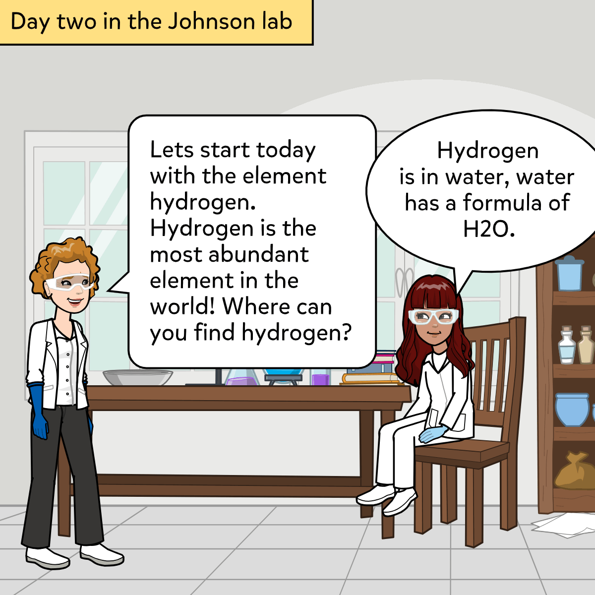 Day two in the Johnson lab